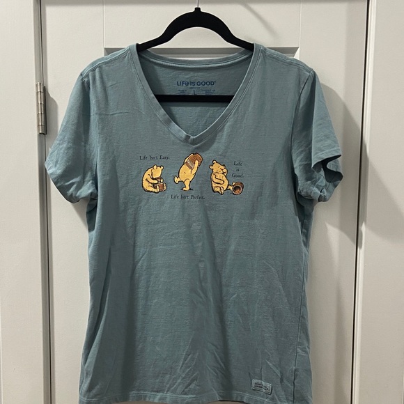 Life Is Good | Tops | Life Is Good Crusher Large Tshirt With Winnie The ...